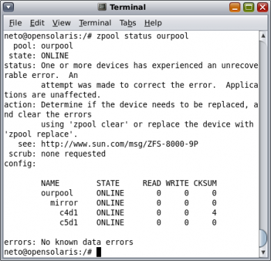 Trying to corrupt data in a ZFS mirror – silveira neto